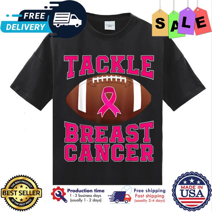 Rugby Tackle Breast Cancer Shirt • Picturestees Clothing LLC