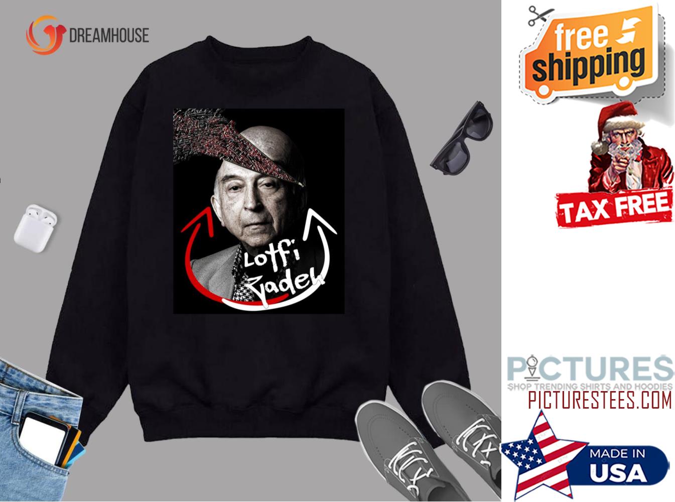 Lotfi Zadeh Classic Sweater - Picturestees Clothing LLC