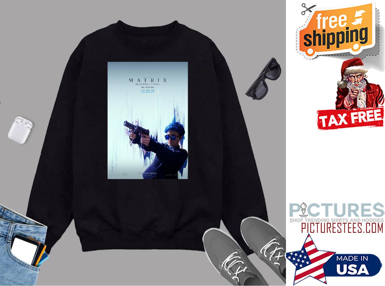 Matrix Resurrections 2021 Jessica Henwick Bugs Shirt - Picturestees ...