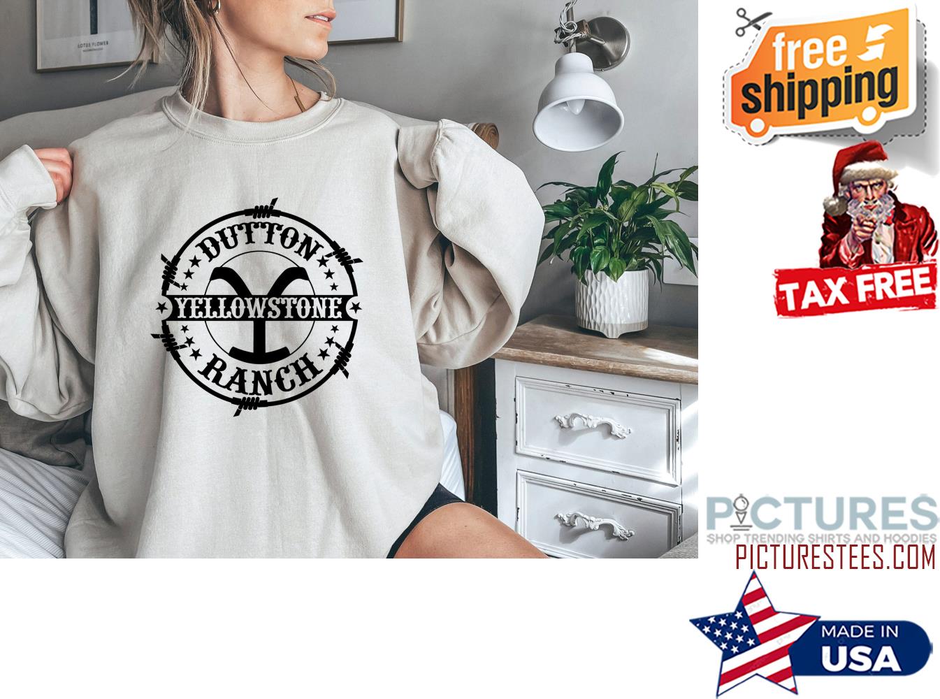 Yellowstone Dutton Ranch Rip And Beth Shirt • Picturestees Clothing LLC