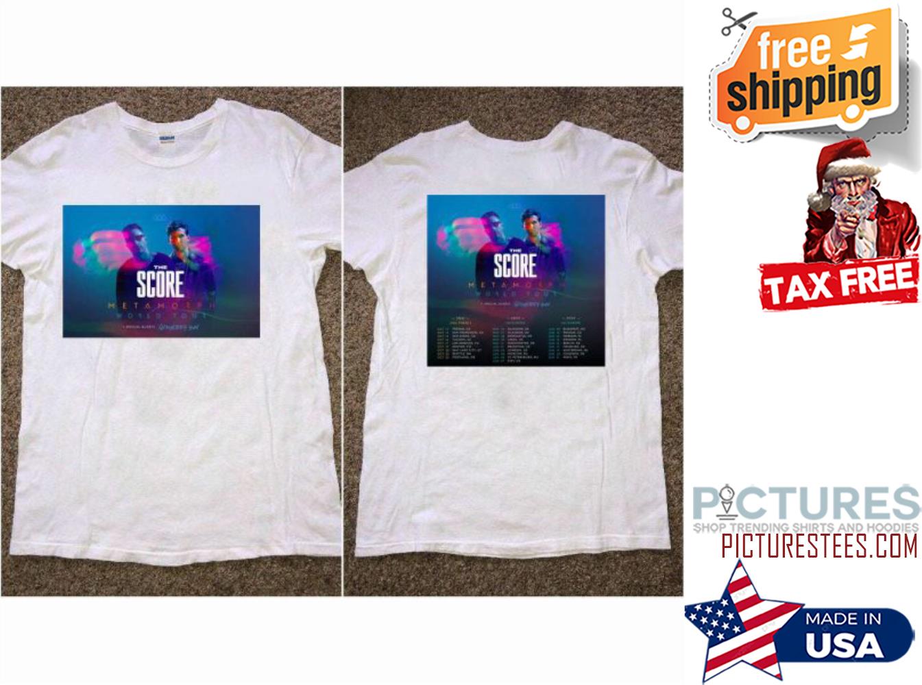 FREE shipping The Score Metamorph Tour 2022 shirt, Unisex tee, hoodie ...