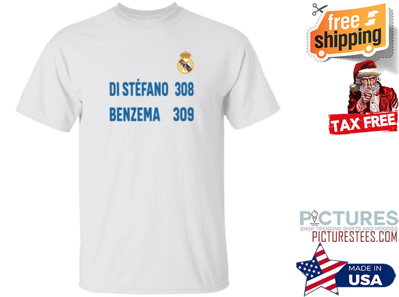 Karim Benzema Di Stefano 308 Benzema 309 Real Madrid Shirt ...