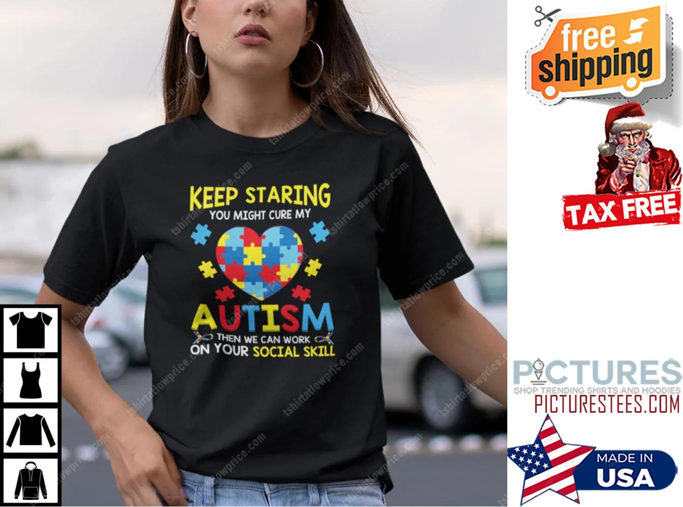 🚛Free Delivery: 📣SaleOff 20% Keep Staring You Might Cure My Autism ...