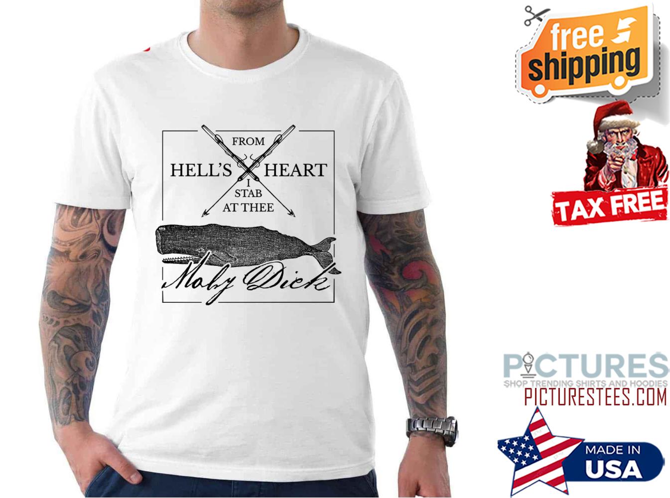 Moby Dick Hell’s Heart shirt - Picturestees Clothing LLC