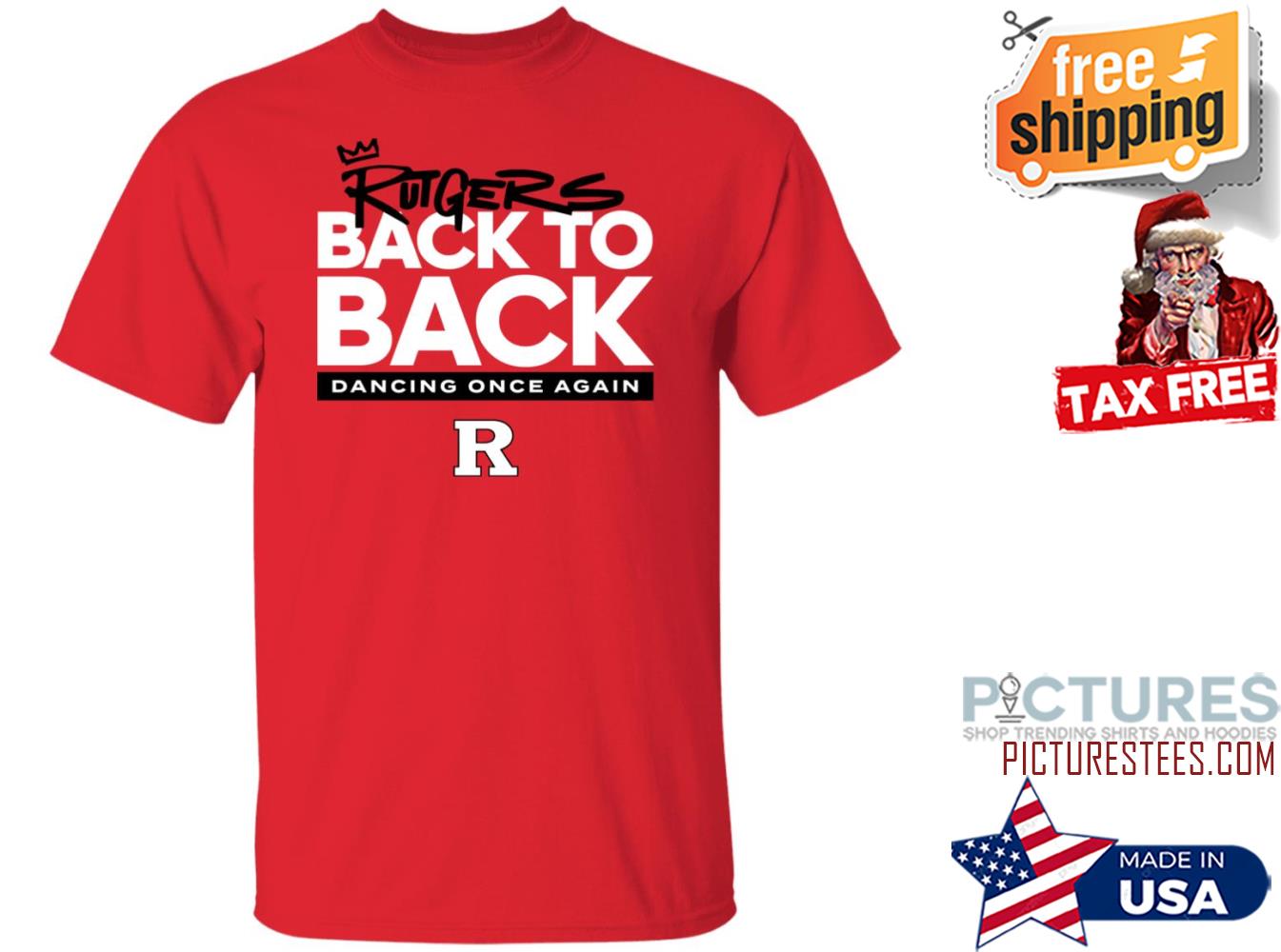 Rutgers Scarlet Knights Back To Back Dancing Once Again Shirt ...