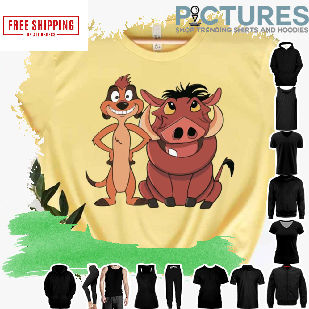 Timon And Pumba Friends Of Simba The Lion King Shirt • Picturestees ...