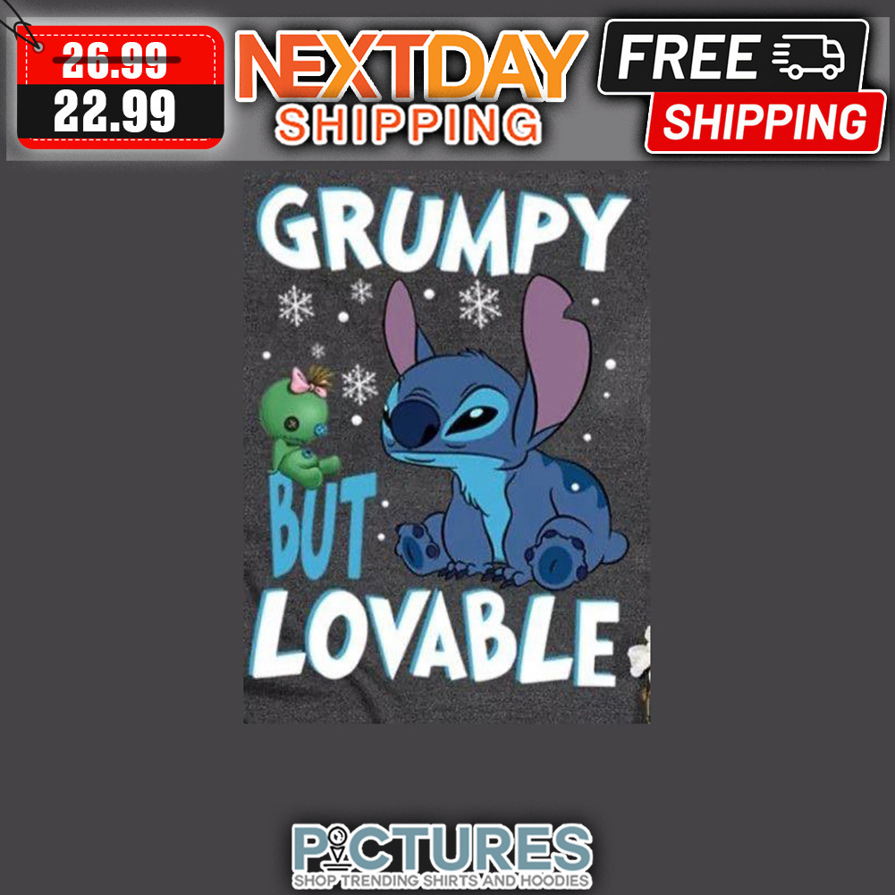 Stitch Grumpy Lovable Shirt • Picturestees Clothing LLC