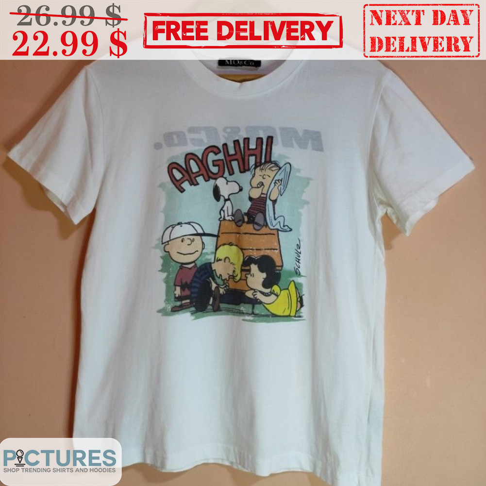 Peanuts Charlie Brown Snoopy Aaghh Shirt • Picturestees Clothing LLC