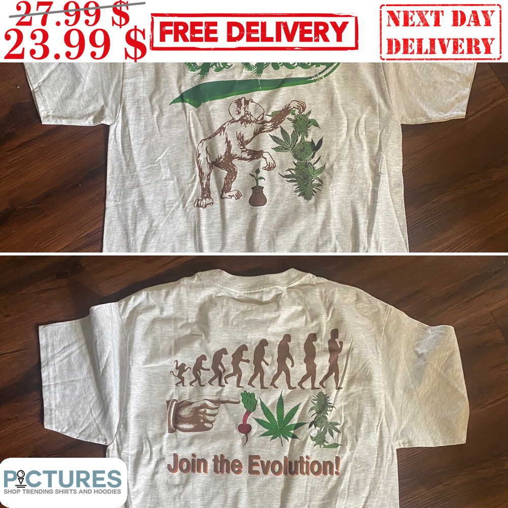 Monkey Go Green Join The Evolution Shirt - Picturestees Clothing LLC