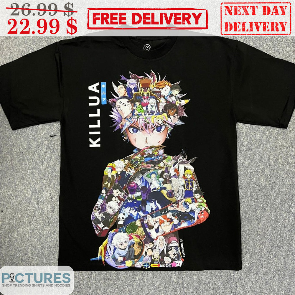Killua Hunter X Hunter All Characters Remember Art Anime Shirt, Unisex ...