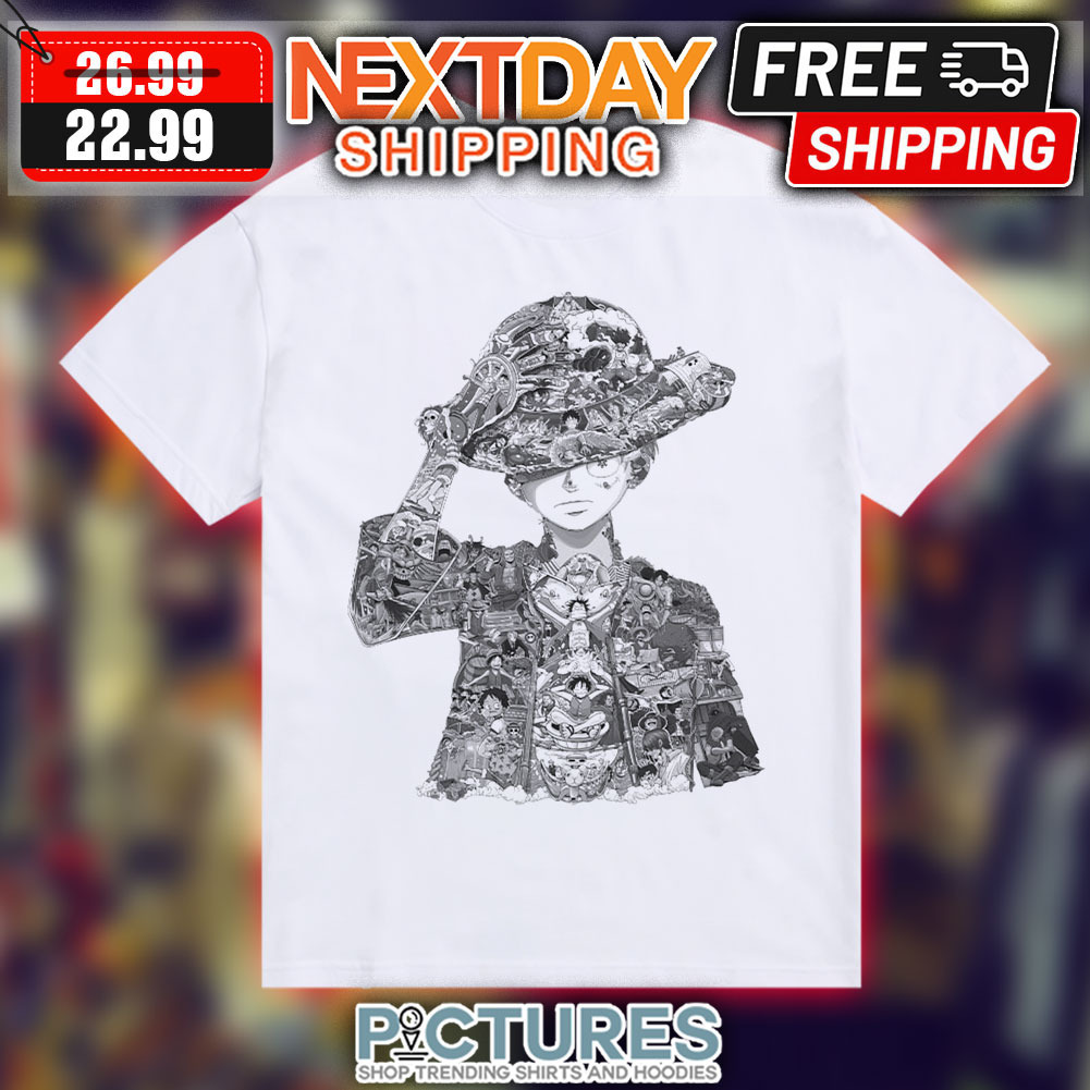 Luffy One Piece All Characters Remember Art Anime Shirt • Picturestees ...