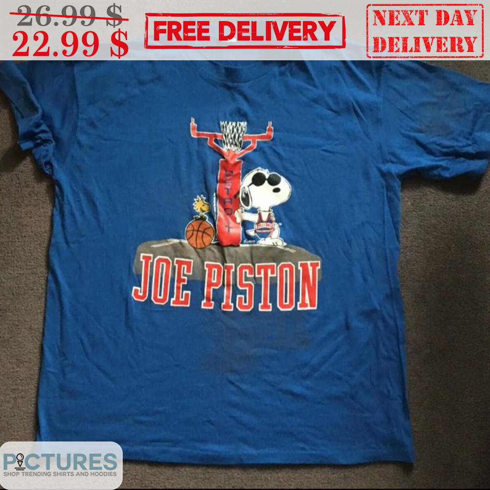 Snoopy Joe Piston Basketball Shirt • Picturestees Clothing LLC
