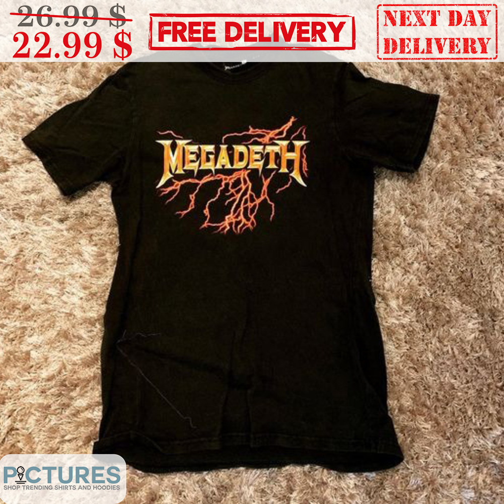 Megadeath Lightning Shirt • Picturestees Clothing LLC