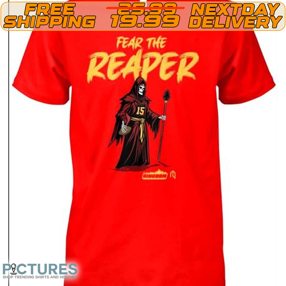 Patrick Mahomes 15 Fear The KC Reaper Shirt • Picturestees Clothing LLC