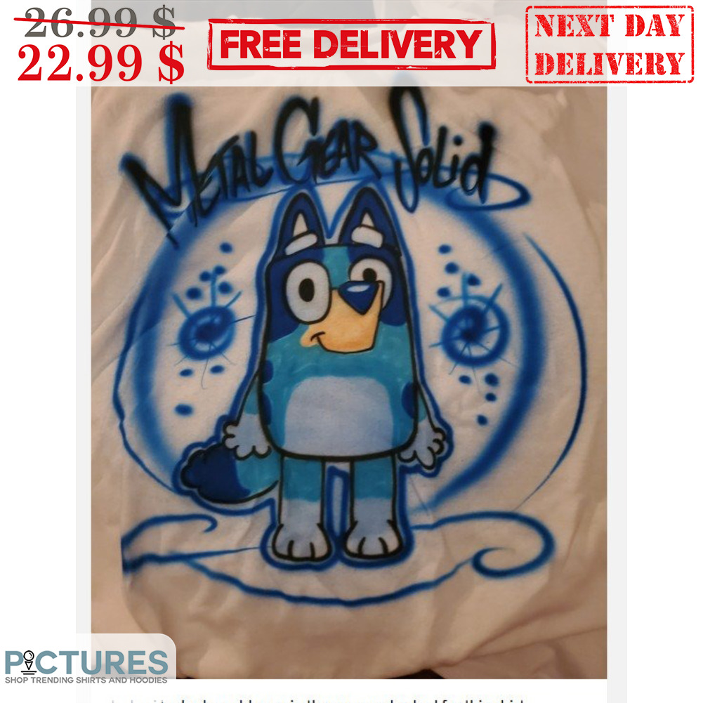 Bluey Metal Gear Solid Shirt • Picturestees Clothing LLC