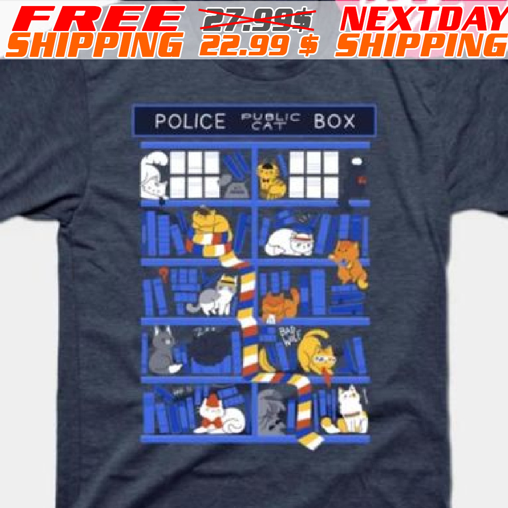 Public Cat Police Box Shirt • Picturestees Clothing LLC