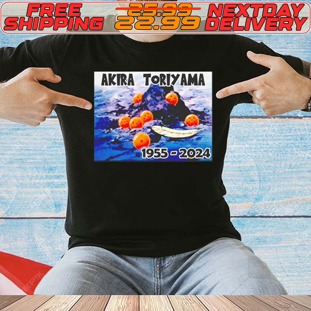 Sale 20% Rip Akira Toriyama 1955 2024 Dragon Ball Shirt, Classic tee ...