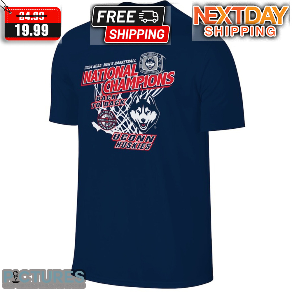 UConn Huskies Back To Back 2024 NCAA Men's Basketball National ...