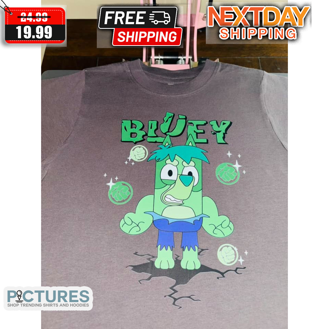 Bluey Hulk Marvel Shirt • Picturestees Clothing LLC