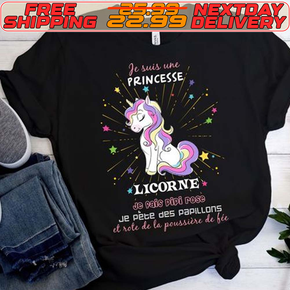 Unicorn Je Suis Une Princesse Licorne Je Pais Pipi Rose Je Pète Des ...