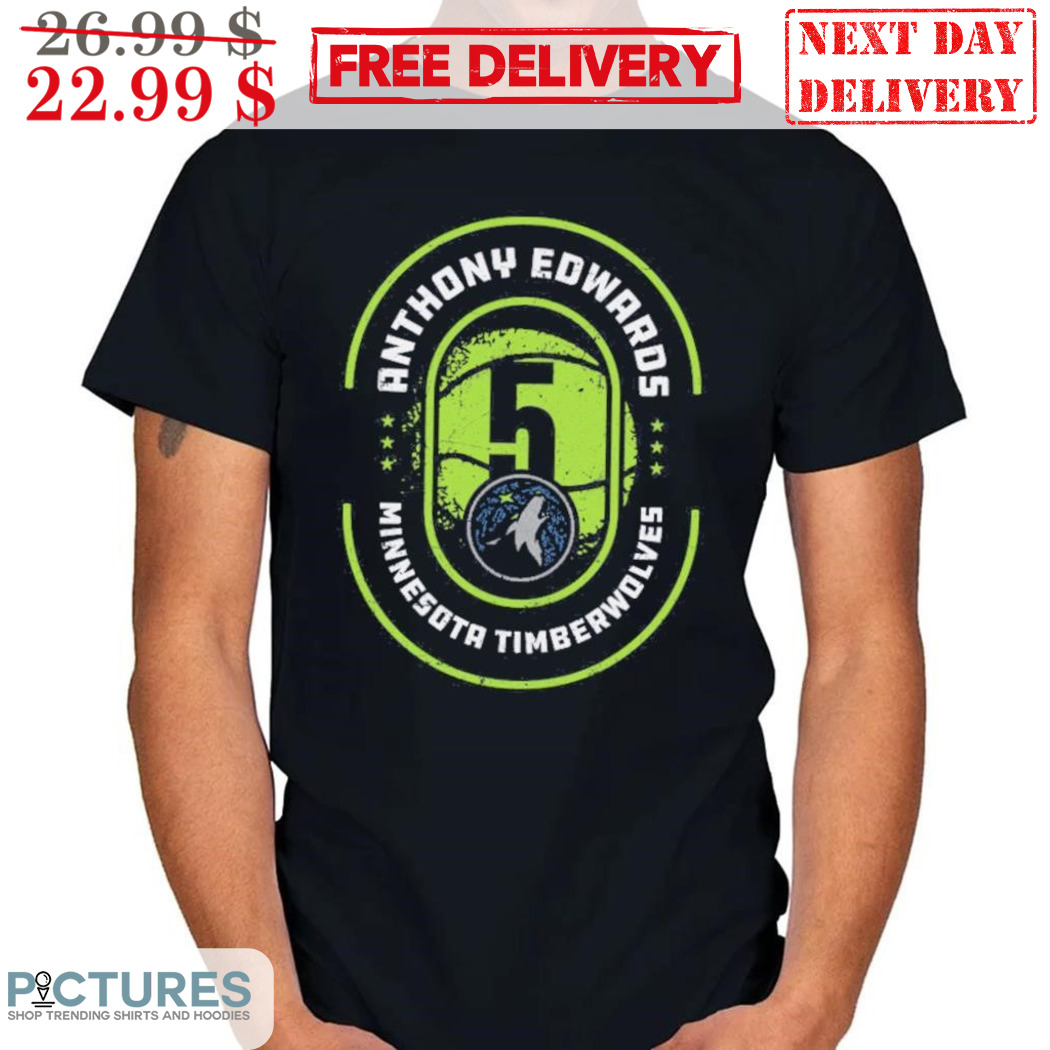 Anthony Edwards 5 Minnesota Timberwolves Vintage 2024 Shirt ...