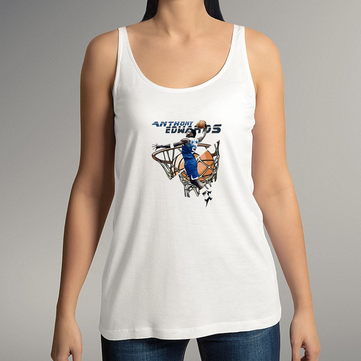 Anthony Edwards Jump Shot Minnesota Timberwolves NBA 2024 Shirt ...