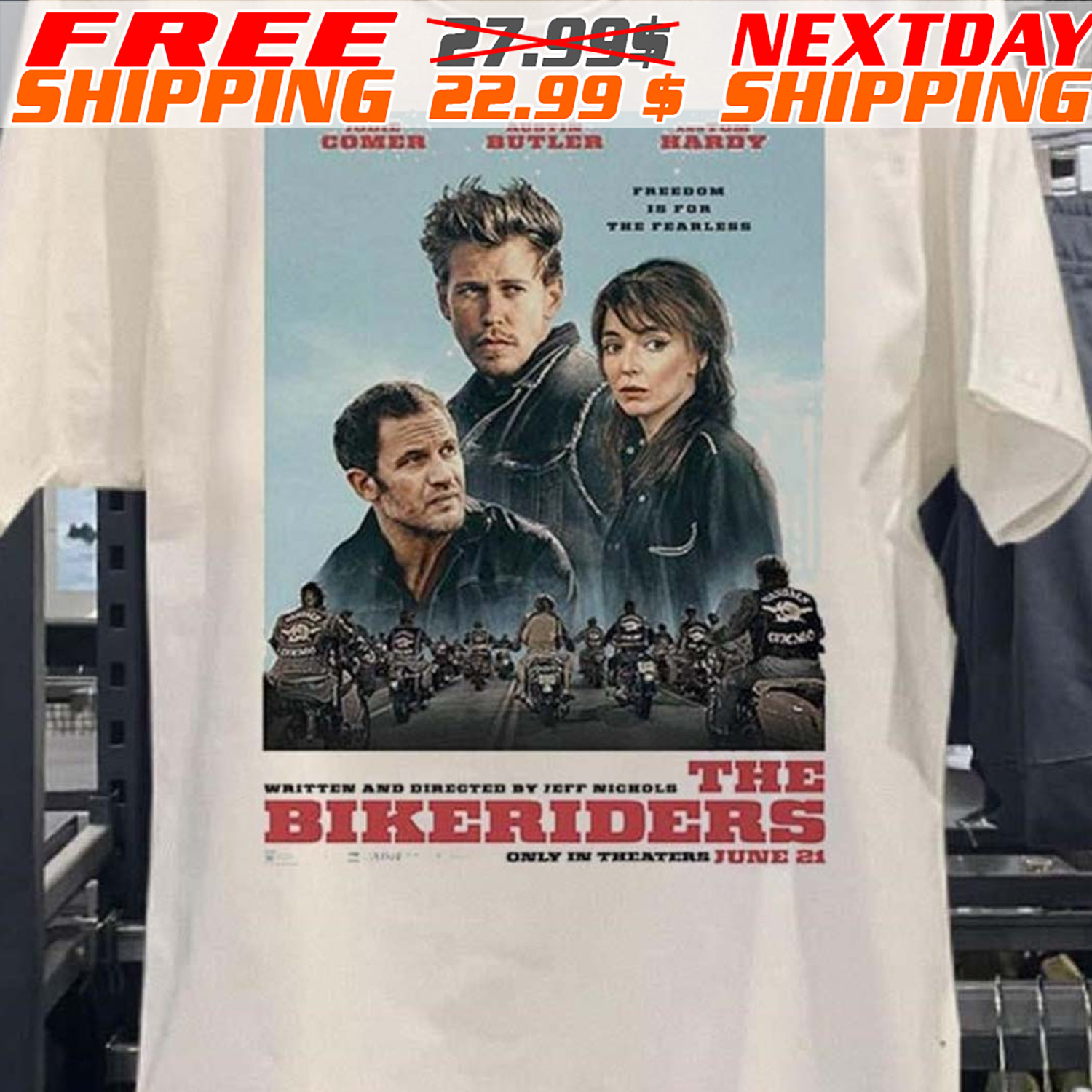 New Poster For Jeff Nichols The Bikeriders Starring By Austin Butler Jodie Comer Tom Hardy Mike ...