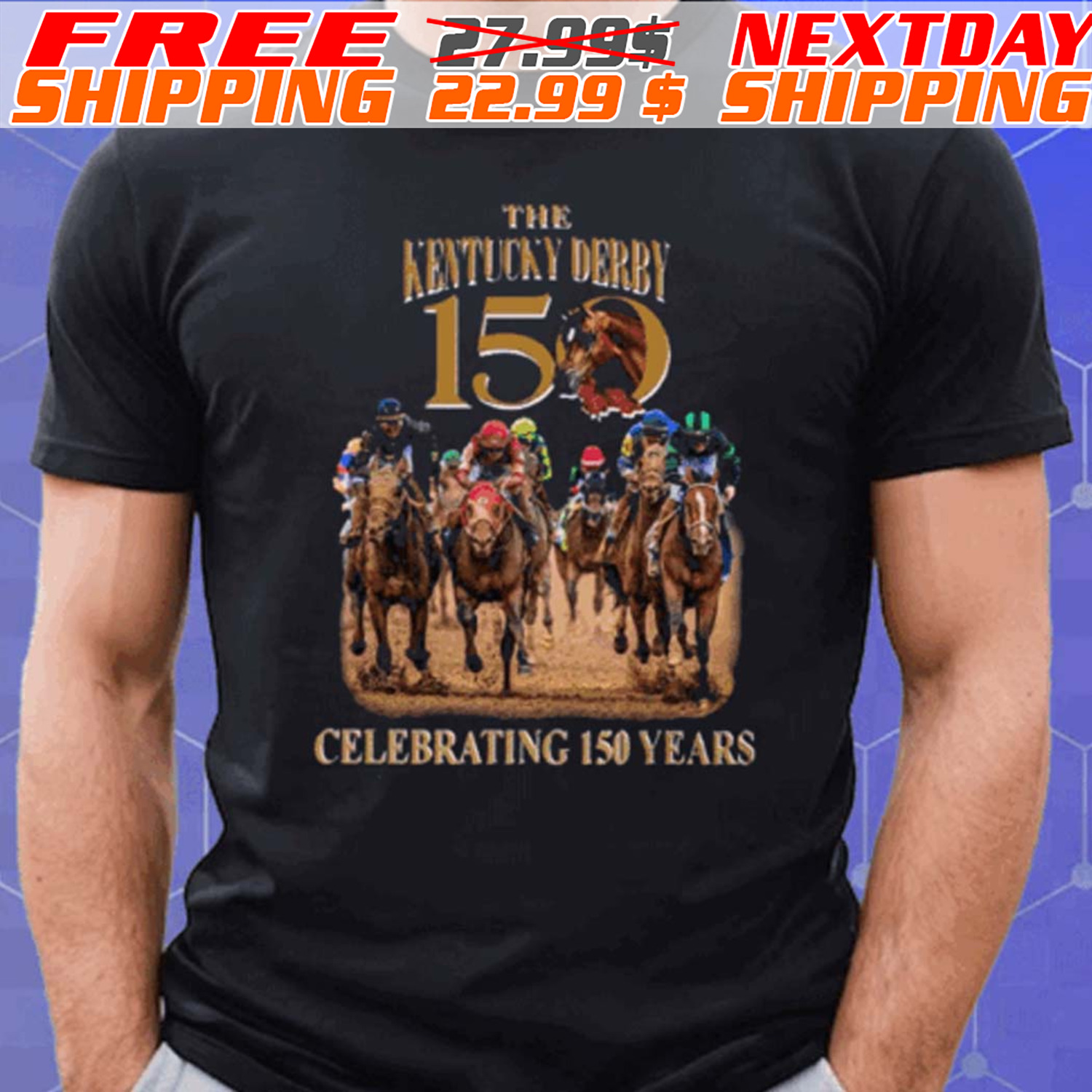 The Kentucky Derby 150 Celebrating 150 Years Shirt, Unisex tee, hoodie ...