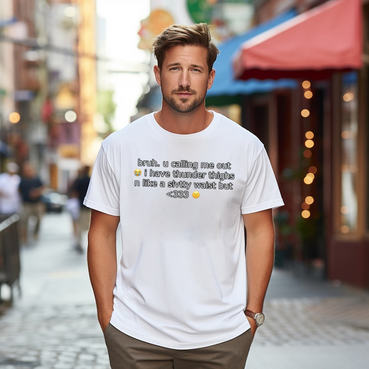 Bruh U Calling Me Out I Have Thunder Thighs N Like A Slvtty Waist But ...