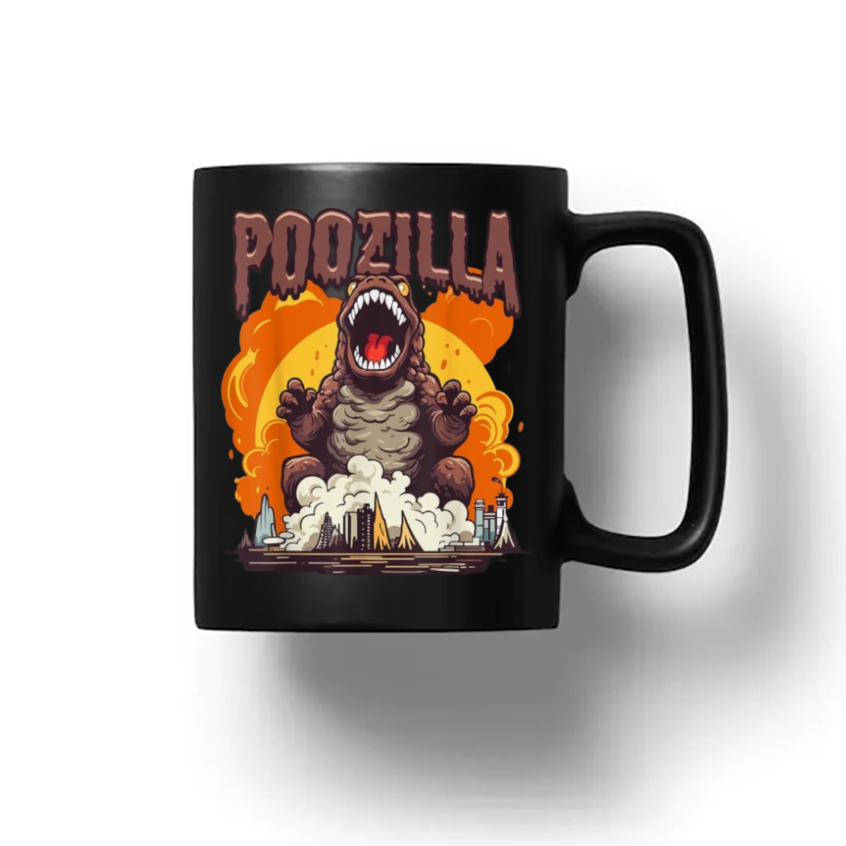 Godzilla Poozilla Explosive Monstrous Diarrhea Poop Shirt ...