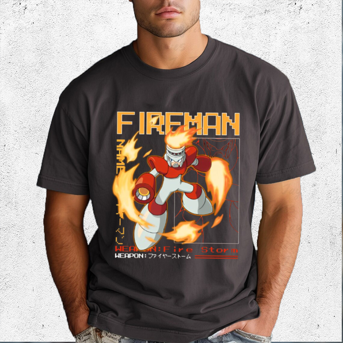 Capcom Fireman Weapon Fire Storm Shirt - Picturestees Clothing LLC