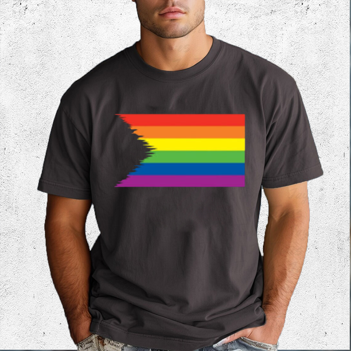 Nina Paley Pride Restored Flag Shirt • Picturestees Clothing LLC