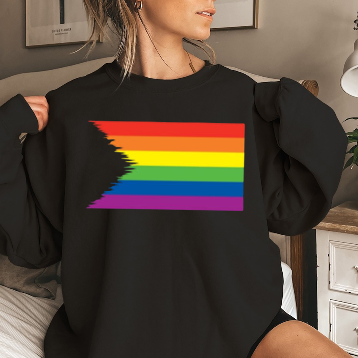 Nina Paley Pride Restored Flag Shirt • Picturestees Clothing LLC