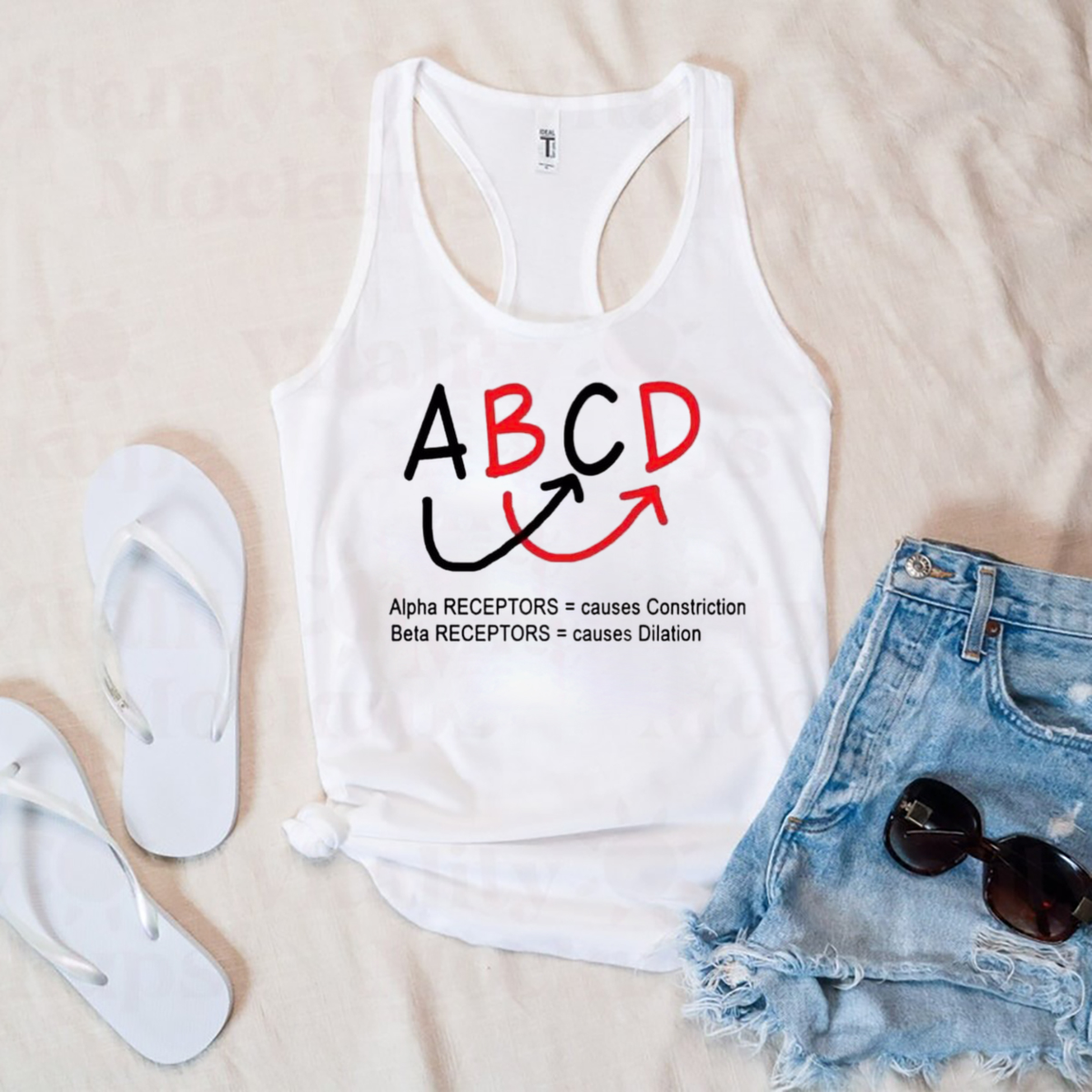 ABCD Alpha Receptors Causes Constriction Shirt • Picturestees Clothing LLC