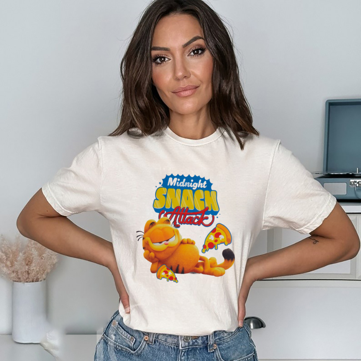 Garfield Midnight Snack Attack Shirt • Picturestees Clothing LLC