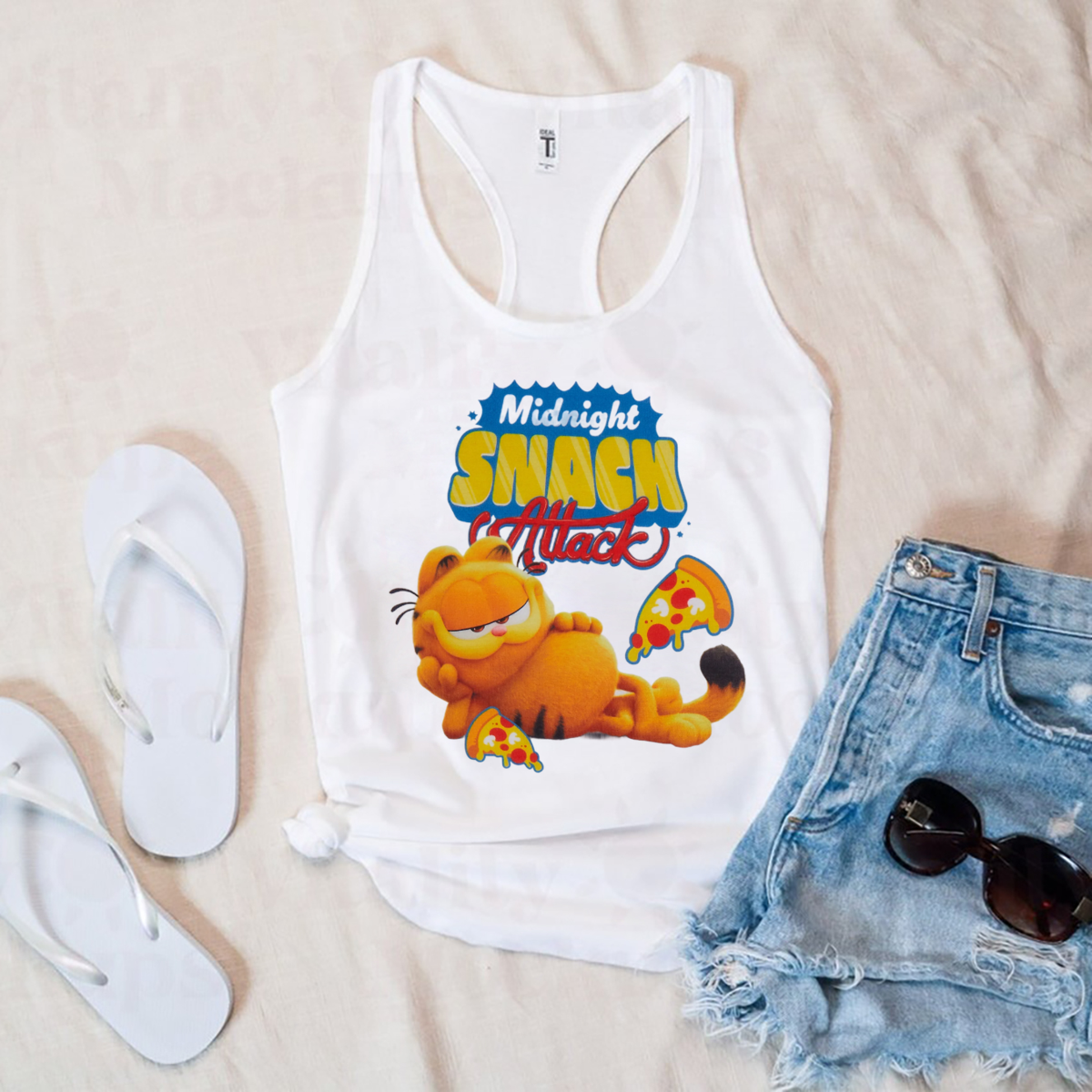Garfield Midnight Snack Attack Shirt • Picturestees Clothing LLC