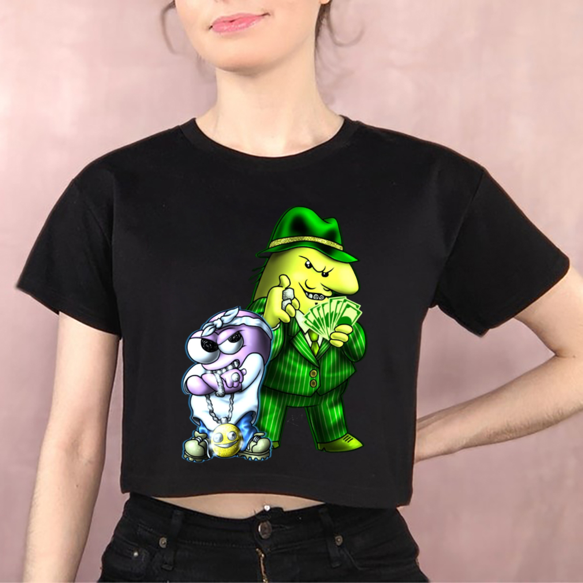 Glep Smiling Friends Gangster Spongebob Shirt • Picturestees Clothing LLC