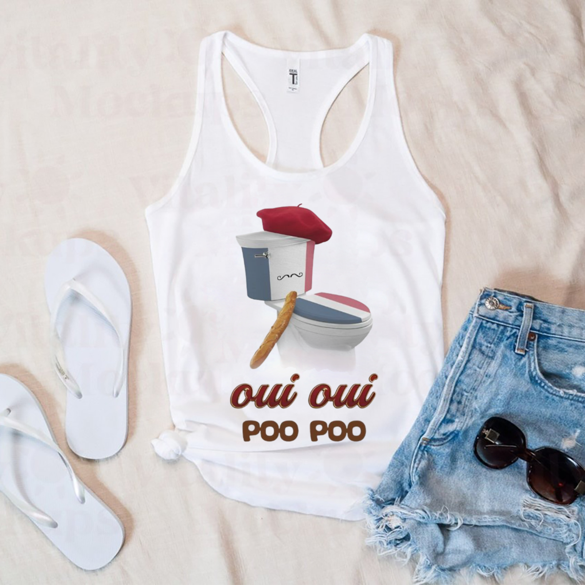 Oui Oui Poo Poo French Toilet Shirt • Picturestees Clothing LLC