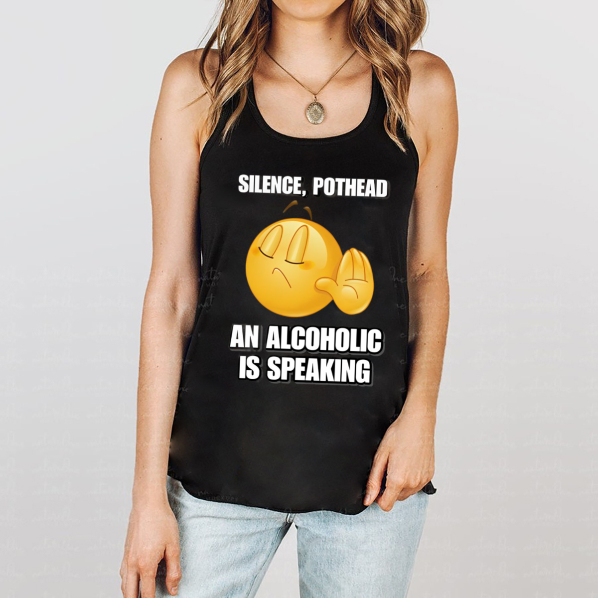 Silence Pothead An Alcoholic Is Speaking Cringey Shirt • Picturestees ...