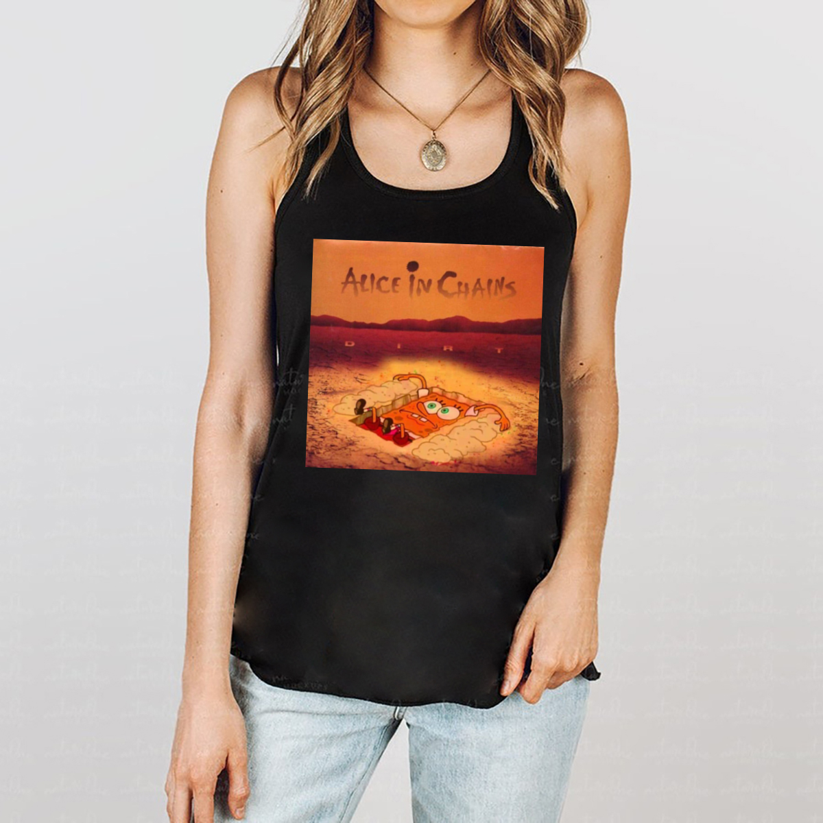 Spongebob SquarePants Alice In Chains Shirt • Picturestees Clothing LLC