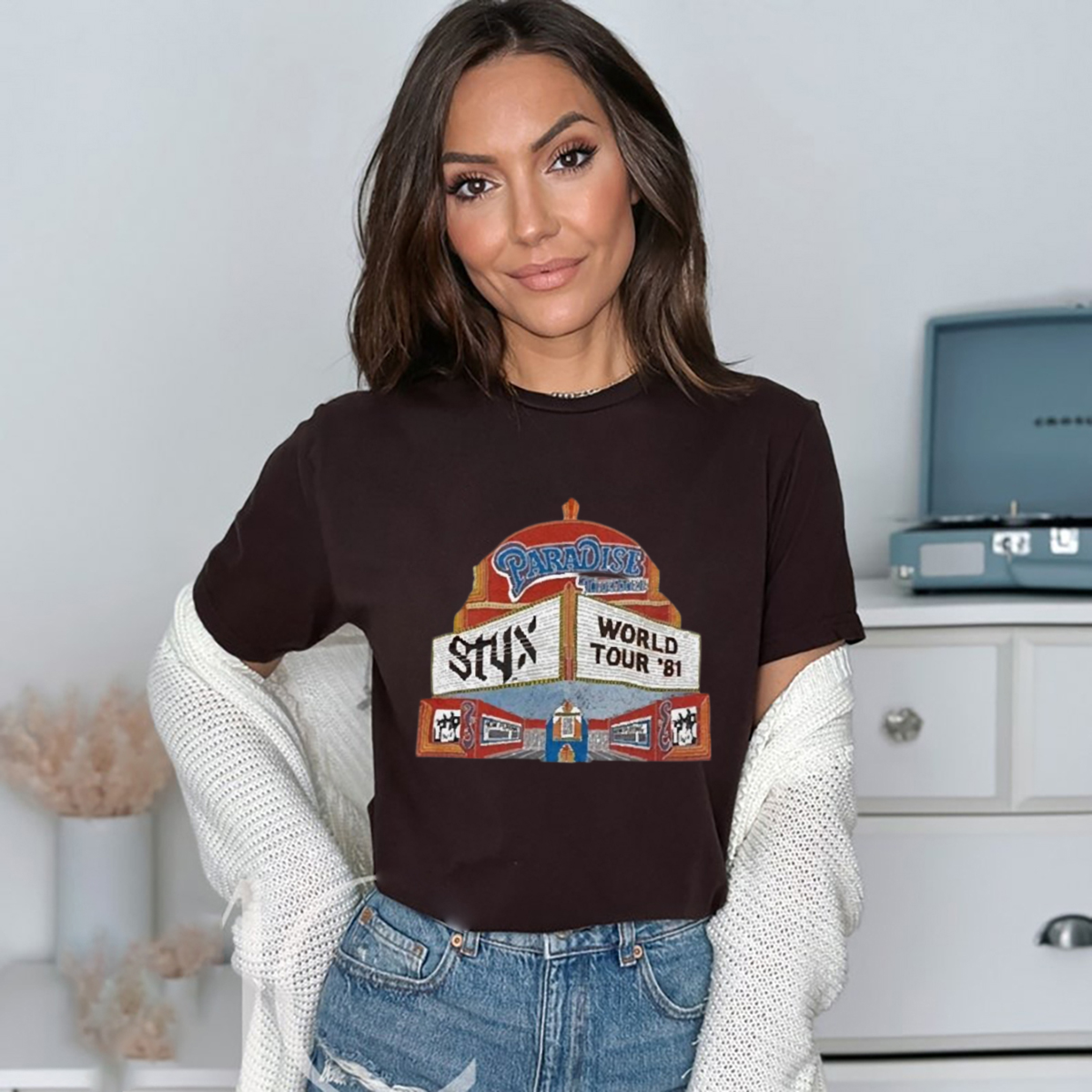 Nice Styx Tour 80s The Paradise Theatre Raglan 2024 Shirt ...