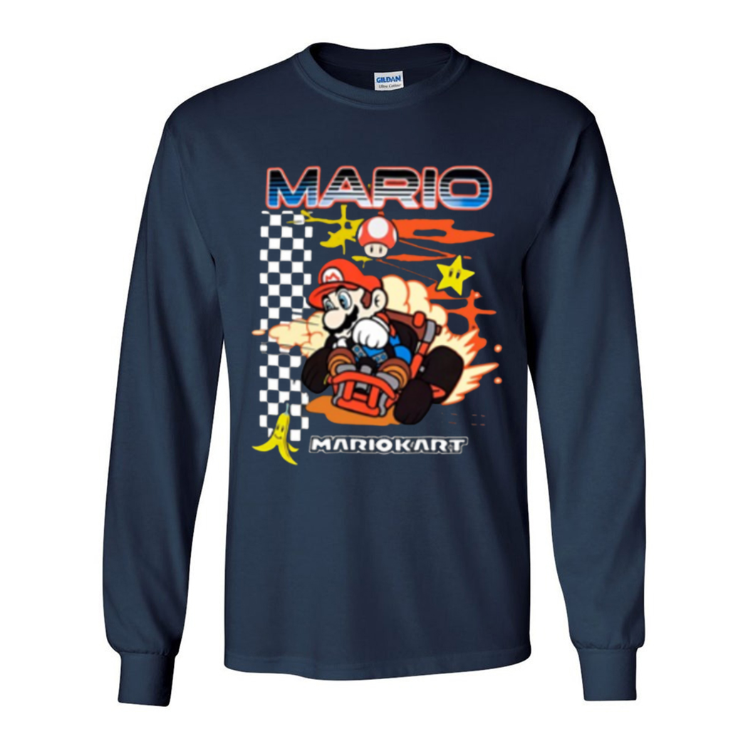 Mario Kart Racing Finish Line Shirt • Picturestees Clothing LLC