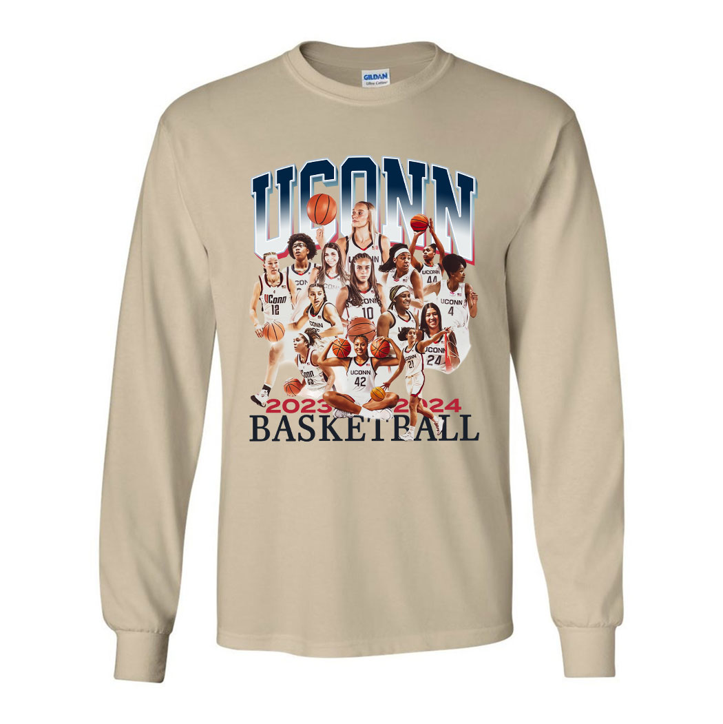 Uconn Basketball 2023-2024 Shirt • Picturestees Clothing LLC