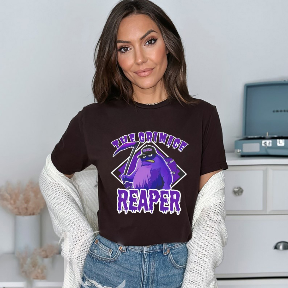 Grimace Mets The Grimace Reaper Shirt • Picturestees Clothing LLC