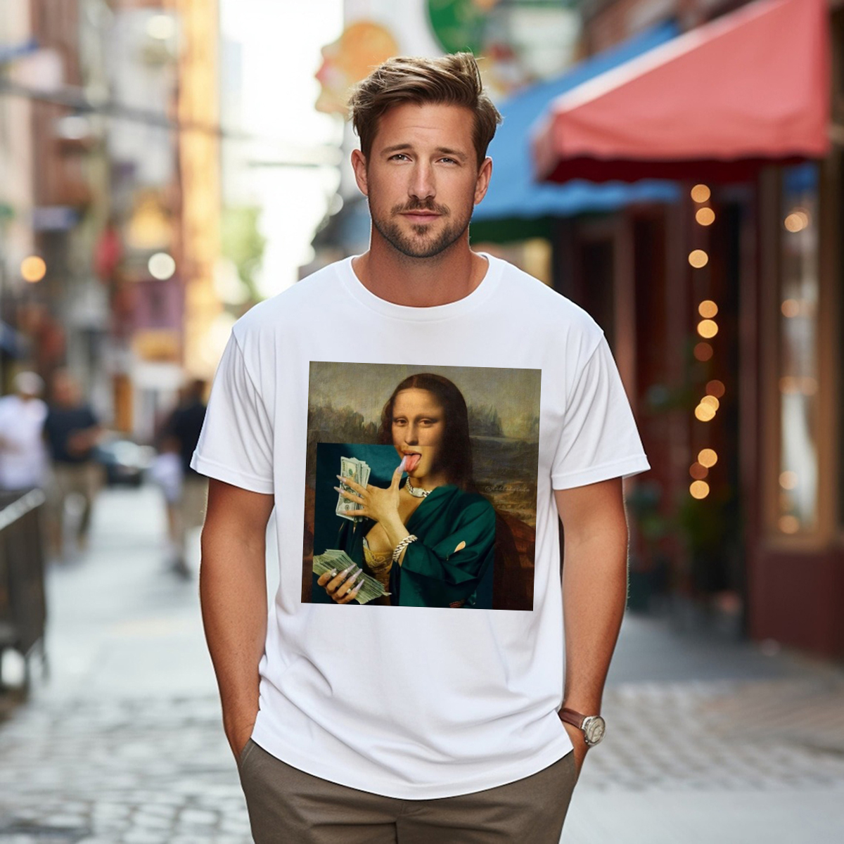 Mona Lisa Money Shirt • Picturestees Clothing LLC