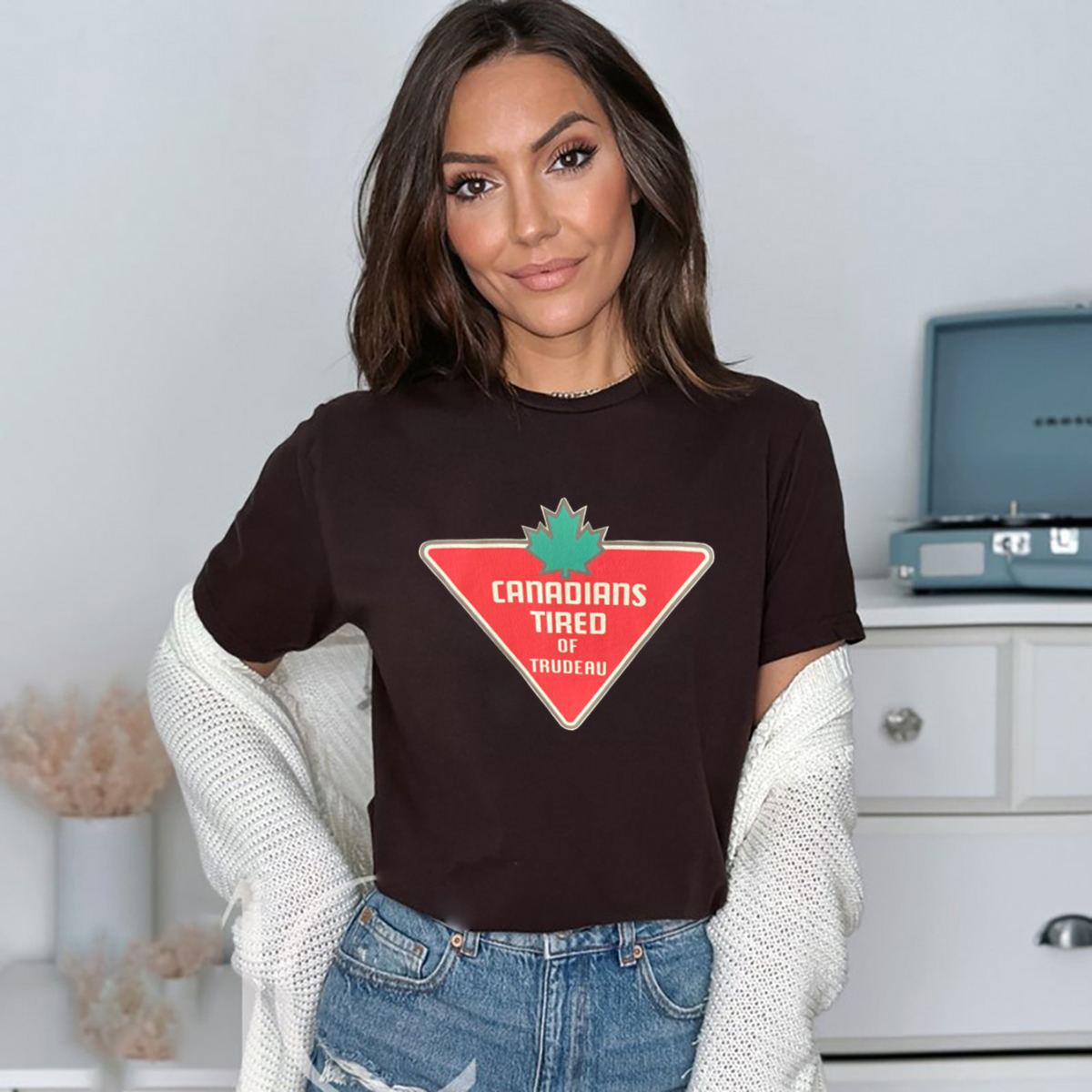 Sale 20% Canadians Tired Of Trudeau Shirt, Classic tee, hoodie, sweater ...