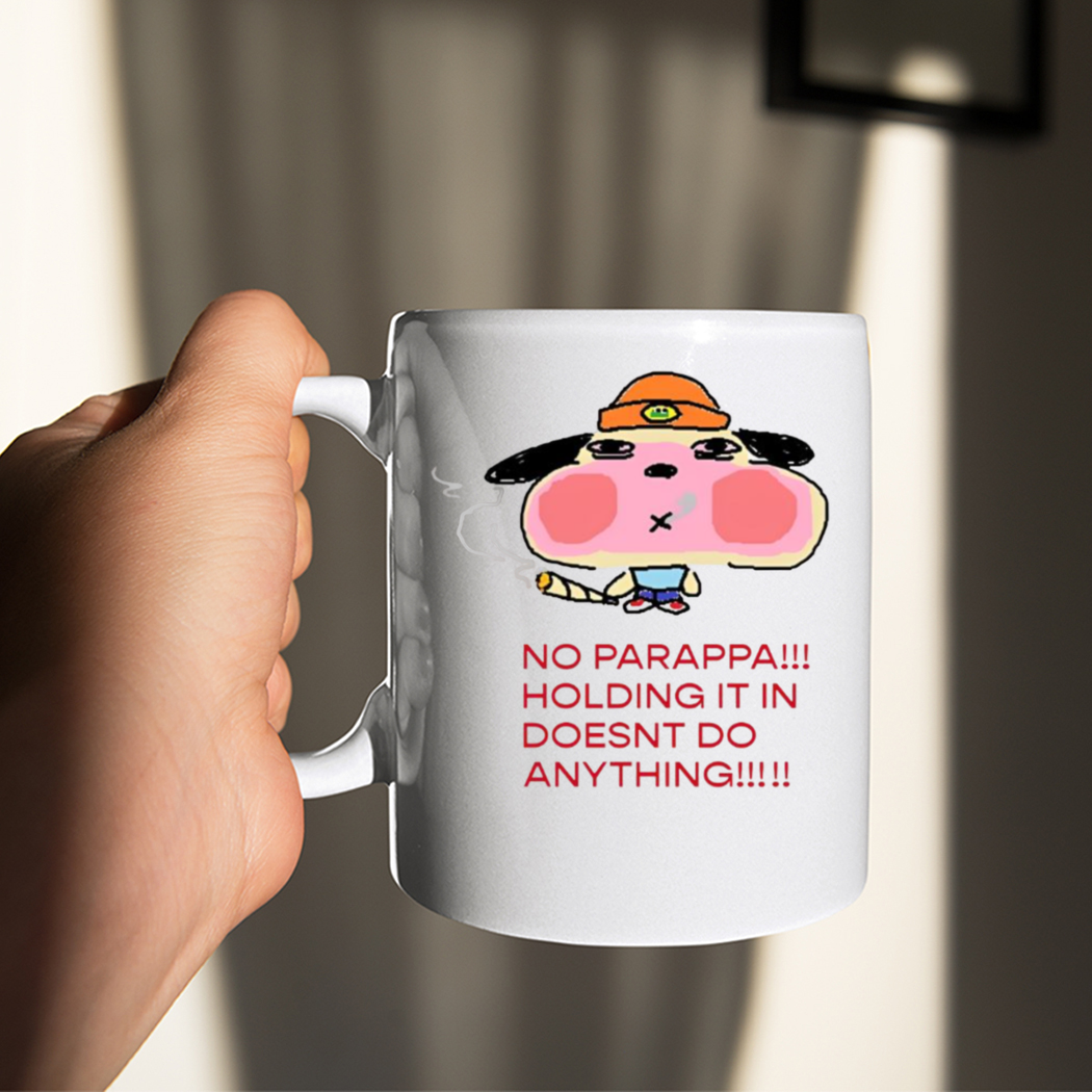 No Parappa Holding It In Doesnt Do Anything Shirt • Picturestees ...