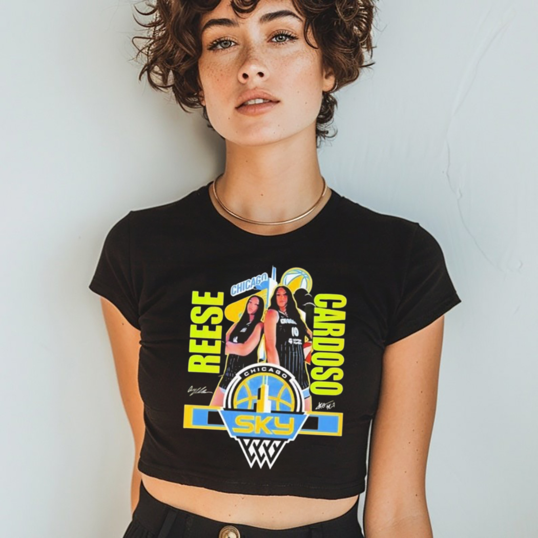 Reese And Cardoso Chicago Sky Basketball Graphic Signatures 2024 Shirt ...