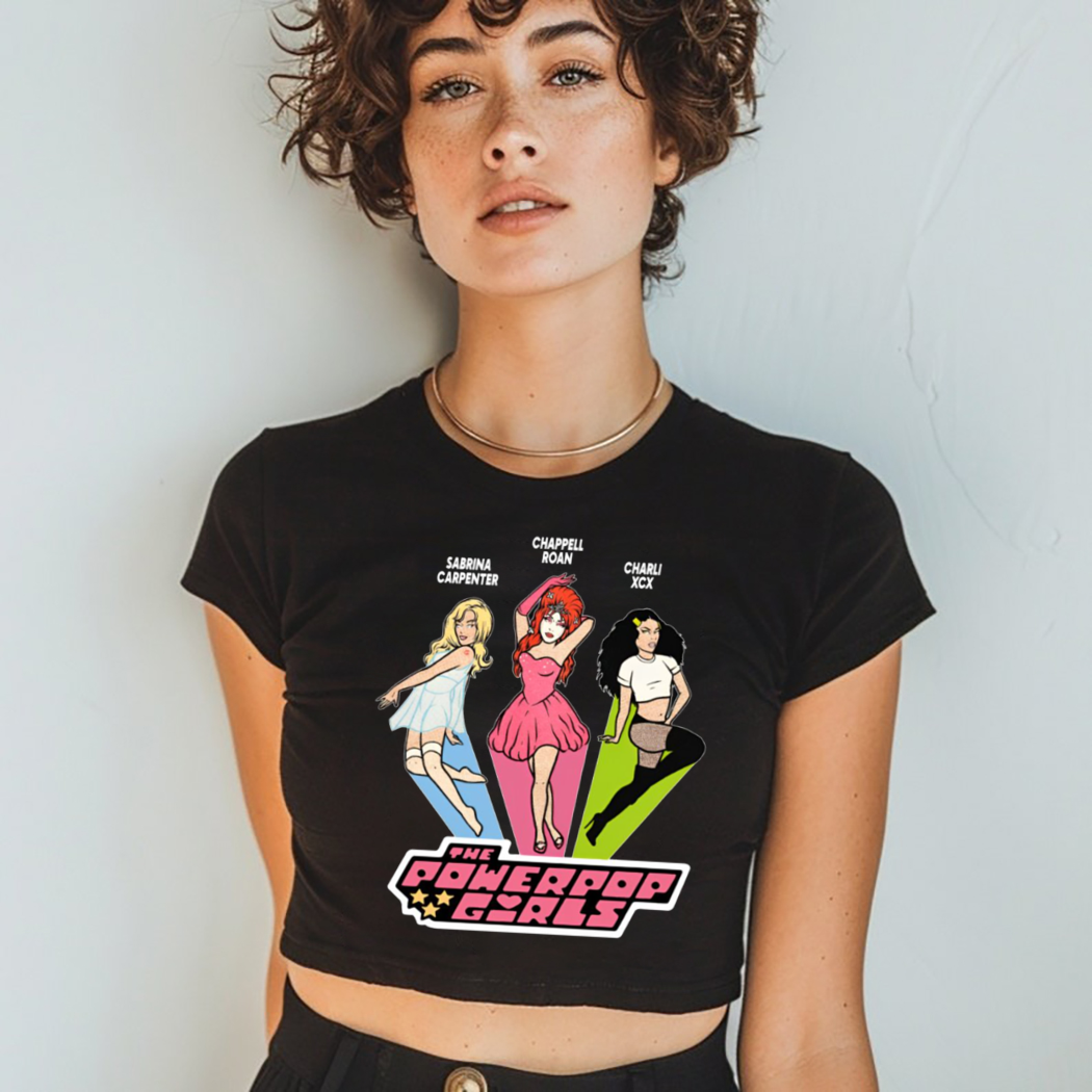 Sabrina Carpenter Chappell Roan Charli XCX The Powerpop Girls Shirt ...