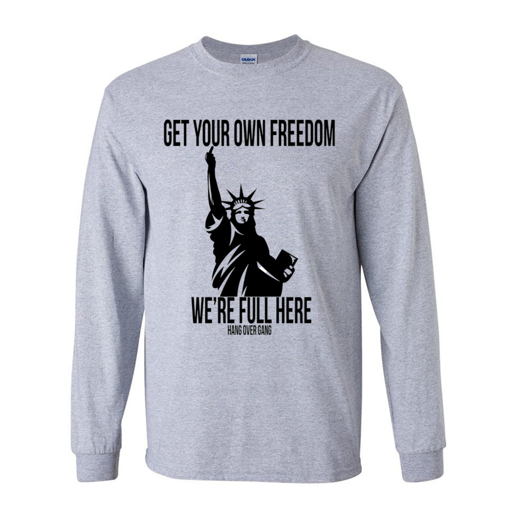 Jesus Get Your Own Freedom We Are Full Here Hang Over Gang Shirt ...